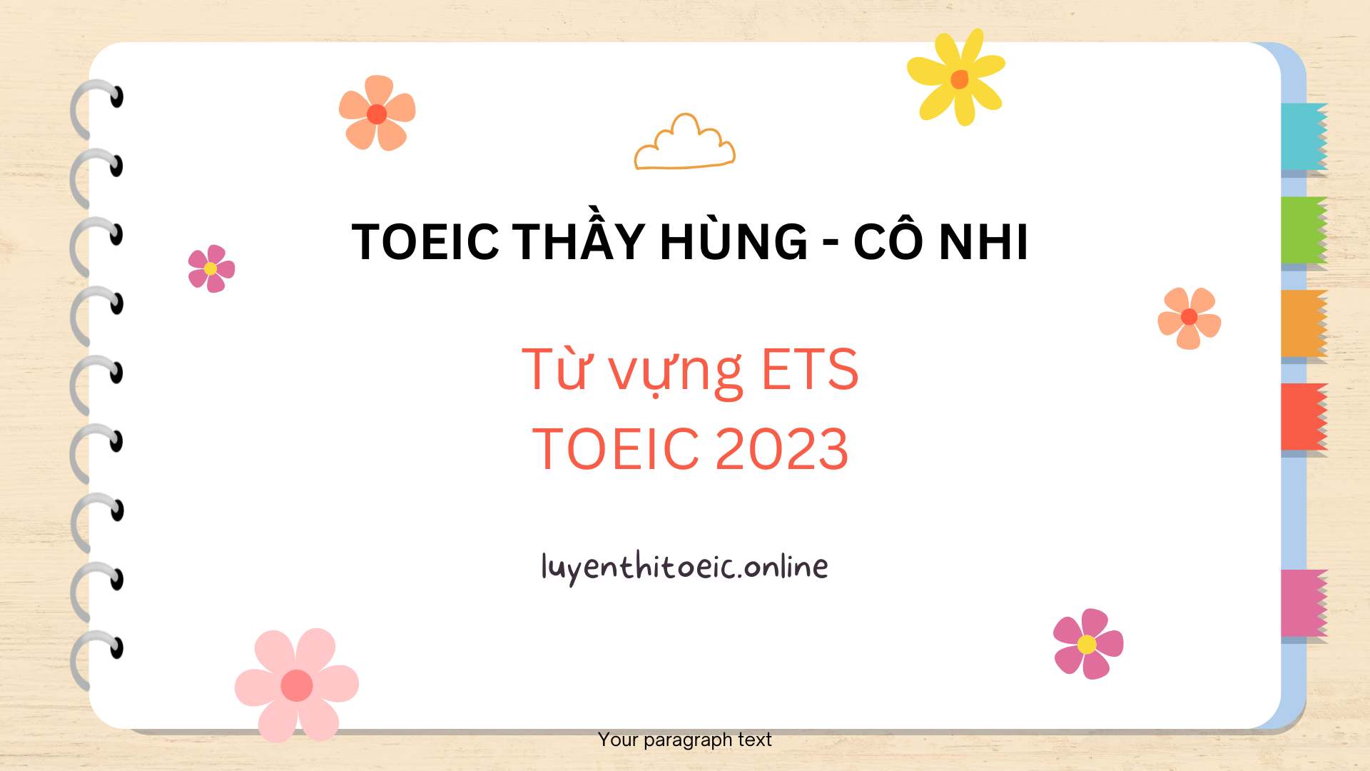 ETS toeic 2023 - TOEIC thầy Hùng Cô Nhi